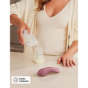Momcozy Kneading Lactation Massager with Heat, 3-in-1 Real-Like Massage for Relieve Clogged Ducts, Breast Massager Warming for Breastfeeding, Improve Milk Flow, Dusty Rose