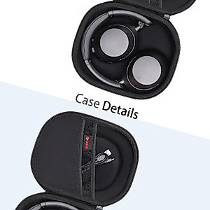XANAD Carrying Case for TOZO HT2 or Sony WH-CH520 or WH-CH510 or JBL Tune 510BT, Tune 660 BTNC, Tune 560BT, Tune 500BT, Live 460NC, E45BT Bluetooth Wireless Headphone(Black)