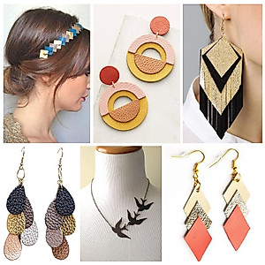 SGHUO 30pcs Faux Leather Sheets