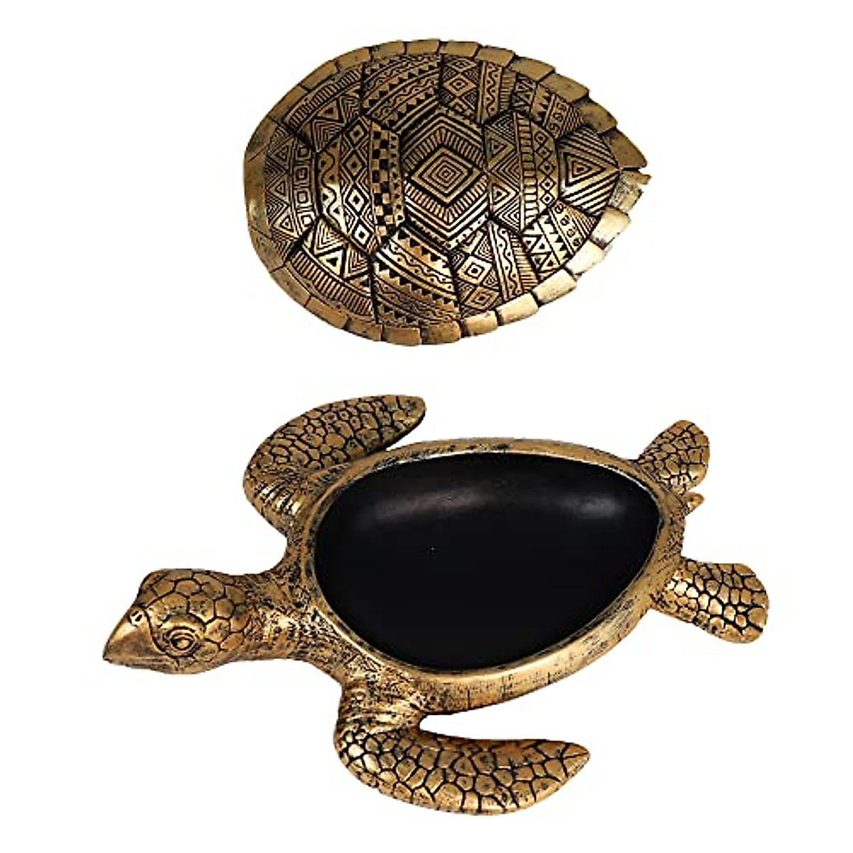 LAIKEARTS Turtle Decor, Handmade Resin Statue Brings Good Luck, Health, Decorations Applicable Home, Living Room, Bedroom, Office Desk Table Indoor.nGifts for Women, Mom, Friends