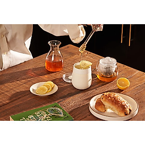 W&P Porter Insulated Glass 11 oz | No Metallic Aftertaste Ceramic Coated for Beer, Wine, Cocktails, Coffee, & Tea | Wide Mouth Vacuum Insulated | Dishwasher Safe, Cream