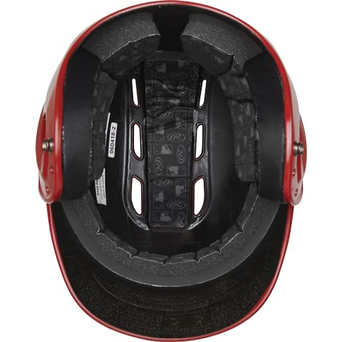 Rawlings | R16 VELO Baseball Batting Helmet | Senior (6 7/8" - 7 5/8") | Scarlet