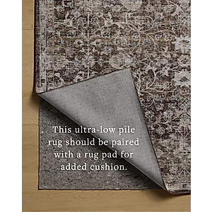 Loloi Amber Lewis Josie Collection JOS-02 Earth/Natural 7'-6" x 9'-6" Area Rug