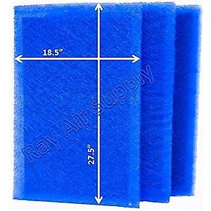 RayAir Supply 20x30 Dynamic Air Cleaner Replacement Filter Pads 20X30 Refills (3 Pack)