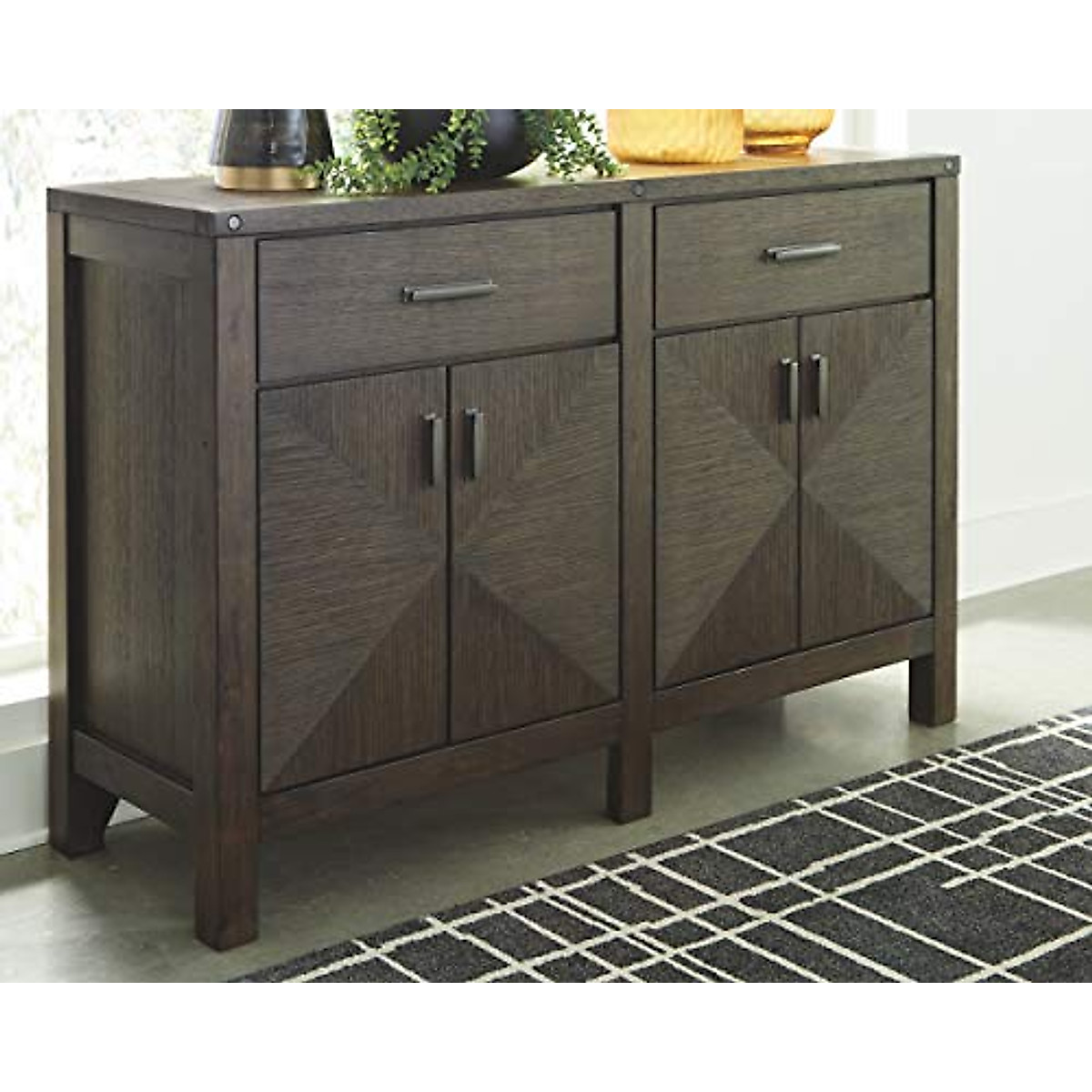 Signature Design by Ashley Dellbeck Dining Room Server, Brown