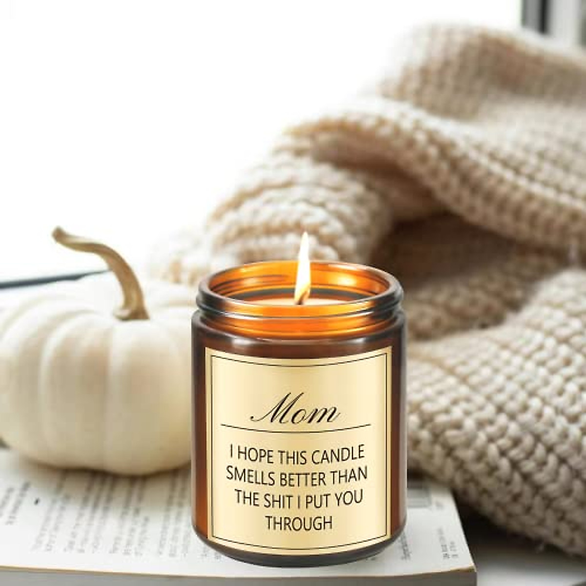 Mothers Day Gifts - Candles Gifts for Mom from Daughter Son, Birthday Gifts for Mom from Daughter, Mom Gifts, Mom Birthday Gifts, Lavender Scented Candle