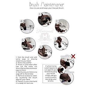 JAG Shaving brush Badger Hair Travel Shaving Brush in Nickel Plated Handle