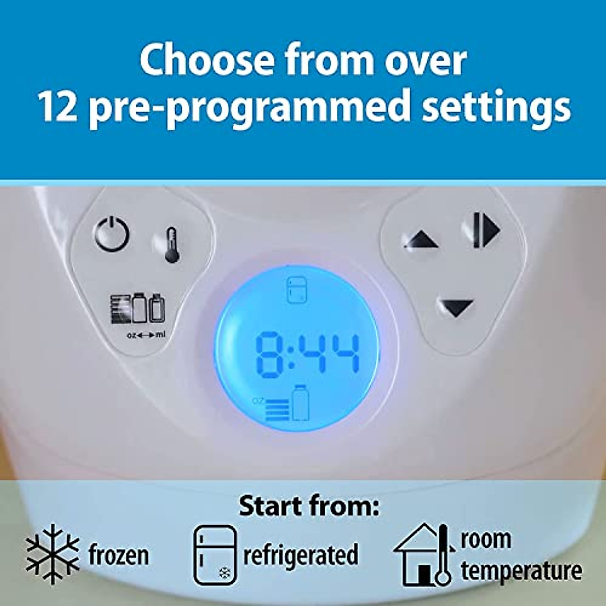 Dr. Brown's Milk Spa Breast Milk & Bottle Warmer with Anti-Colic Options+ Narrow Baby Bottles 8 oz/250 mL, with Level 1 Slow Flow Nipple, 4 Pack, 0m+