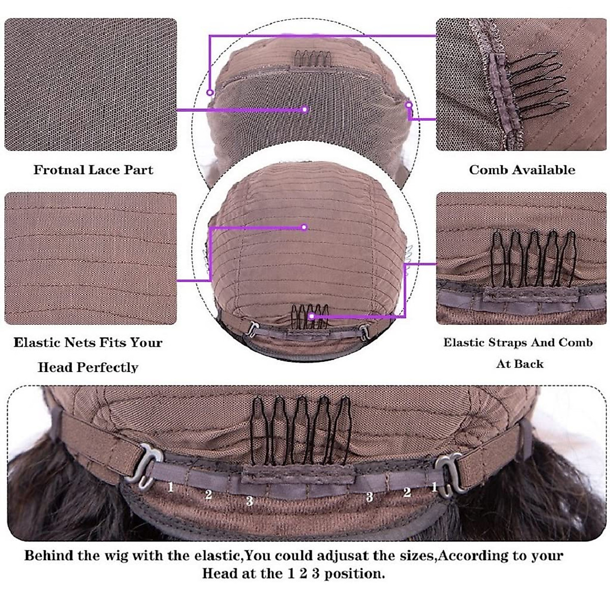 Short Curly Human Hair Wigs Pixie Cut Bob Glueless Wigs Front for Black Women with Baby Hair, 13x1 Lace 180% Density Pre Plucked HD