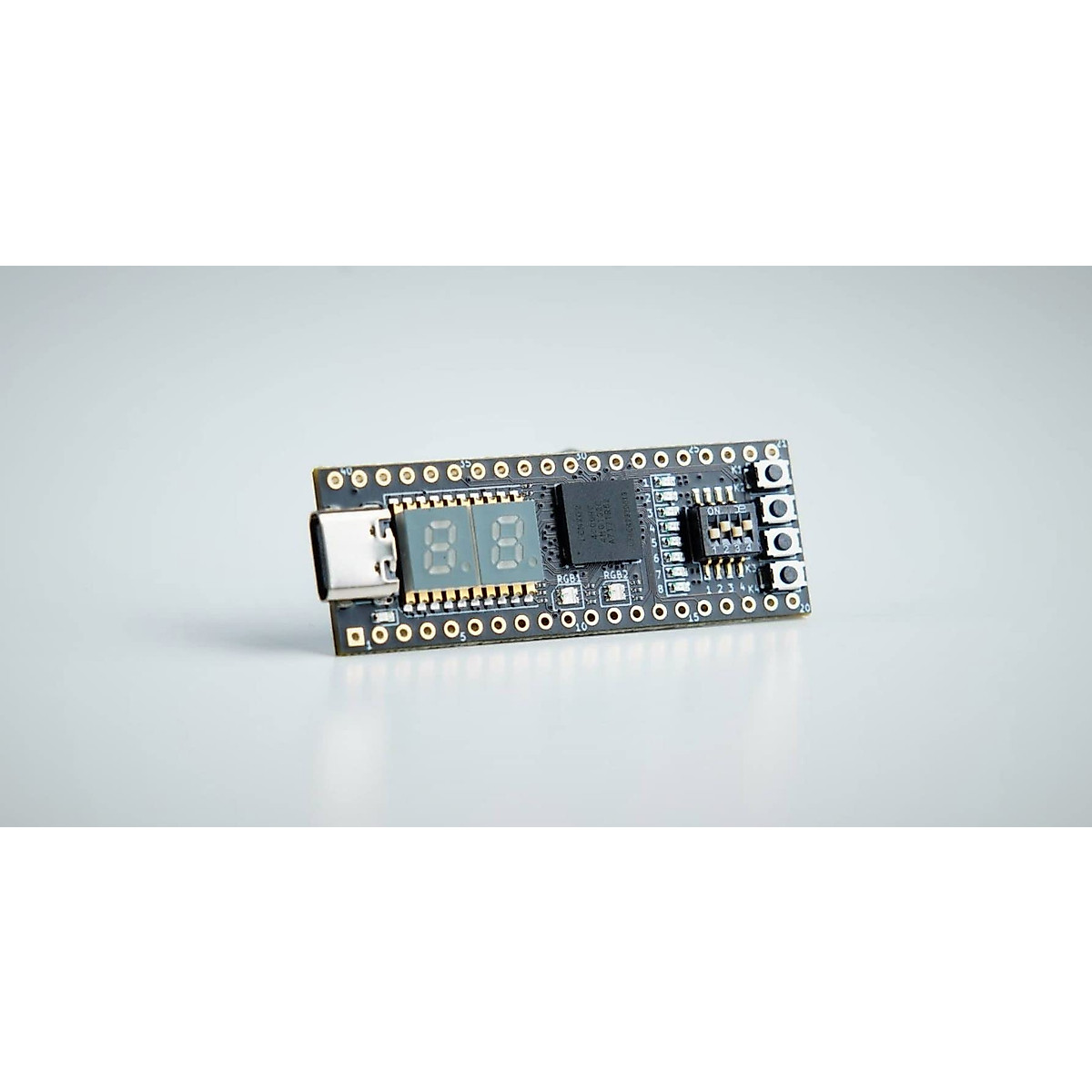 STEPFPGA, a Lattice Based Mini Board with Interactive Components and Extension GPIOs – WebIDE Supported Across All OS Platforms – Ideal for FPGA Learning and Digital Circuits Experiments