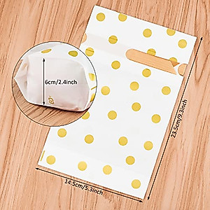 Hongyitime 50 PCS Candy Bag Treat Bags Candy Goodies Plastic Drawstring Gift Bags Treat Bags for Birthday Party Snack Wrapping Wedding Gift Party Favor