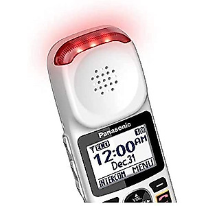 Panasonic KX-TGM420W + (1) KX-TGMA44W Amplified Cordless Phone with Digital Answering Machine and Voice Volume Booster upto 40 dB (2 Handsets)