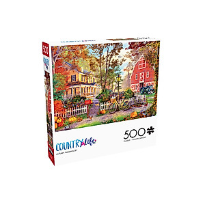 Buffalo Games - Country Life - Autumn Farmhouse - 500 Piece Jigsaw Puzzle