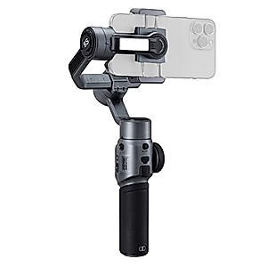 Zhiyun Smooth 5S Smartphone Gimbal Stabilizer 3-Axis with Built-in Fill Light for iPhone Android with Face Object Tracking for Vlog Video Live Stream INS YouTube (Smooth 5 Upgrade Version)-Gray