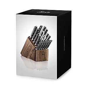 Cangshan TC Series 1021455 Swedish 14C28N Steel Forged 17-Piece Knife Block Set, Walnut