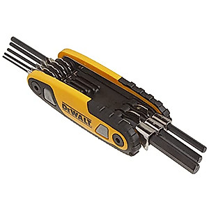 DEWALT DWHT70263M Folding Locking Hex Key Set, MM
