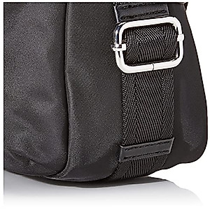 Calvin Klein Sussex Nylon Top Zip Crossbody, Black/Silver