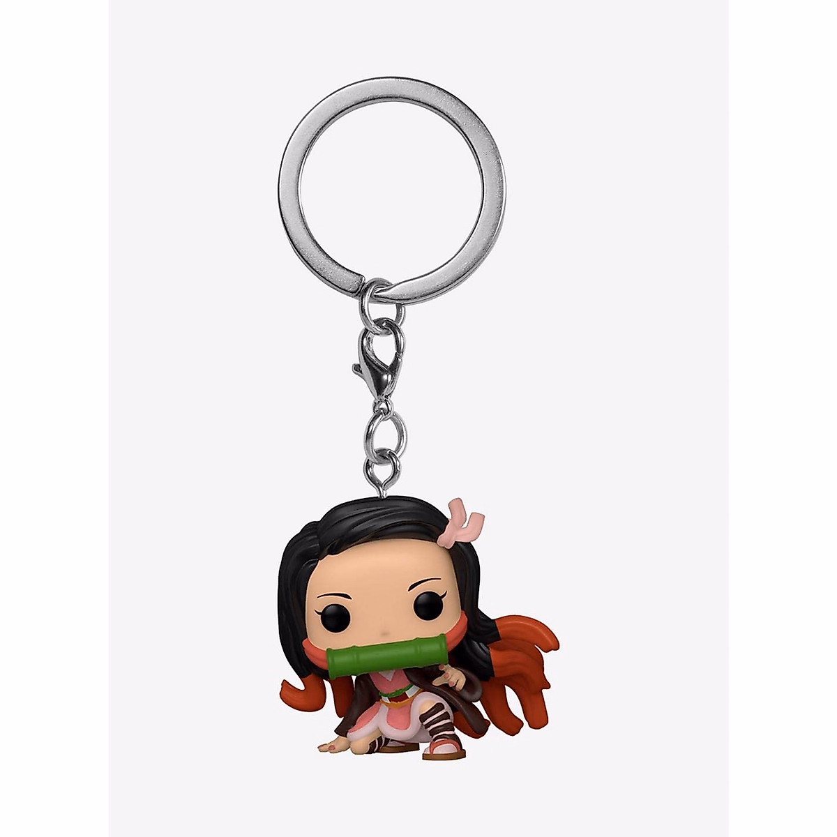 Funko Pocket Pop! Demon Slayer: Kimetsu no Yaiba Nezuko Kamado (Crouching) Vinyl Keychain - BoxLunch Exclusive
