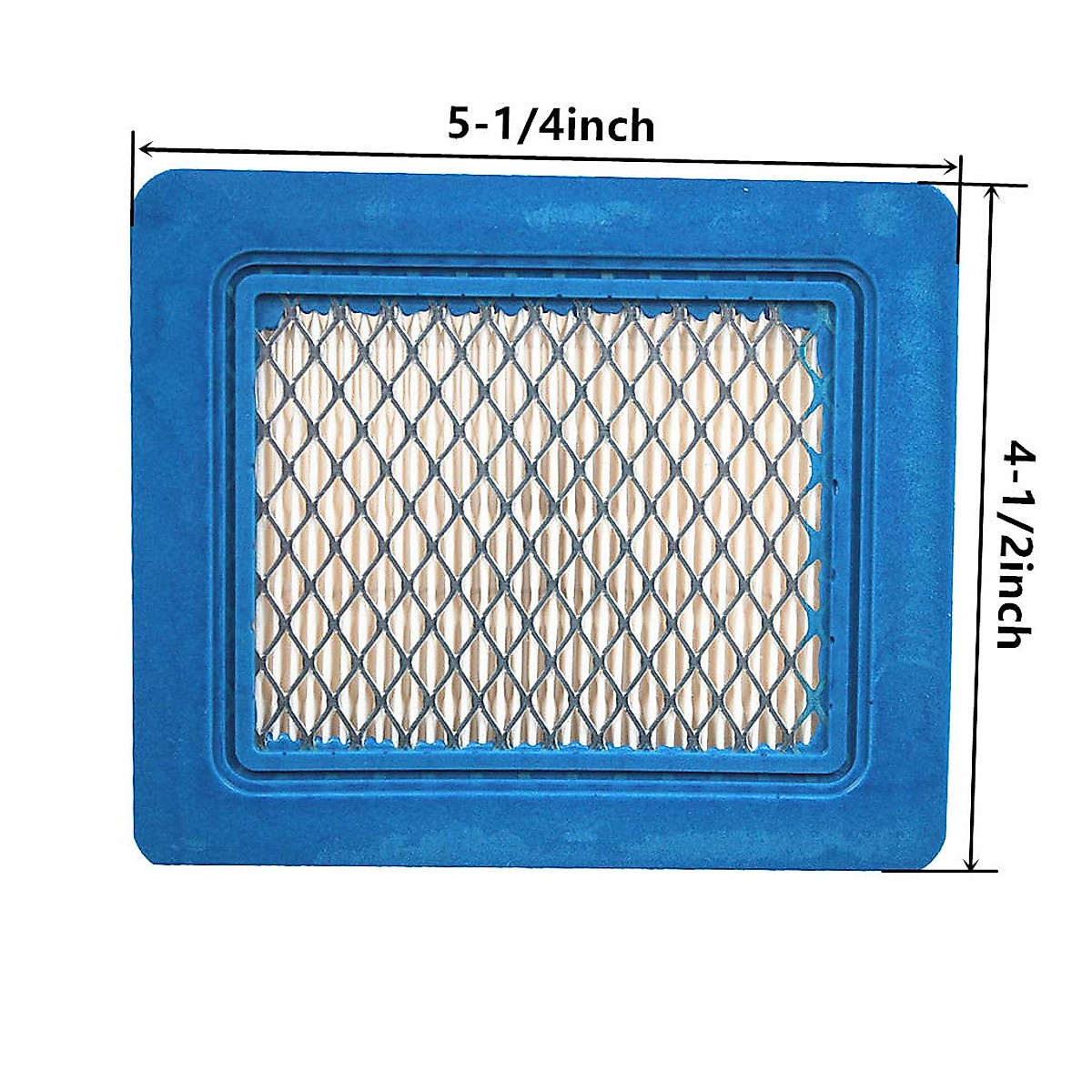 1 pack 491588S Flat Air Filter Cartridge for Briggs & Stratton 491588 399959 4942245 4915885 3.5-6.5 HP Quantum Engines Push Mower Lawn Mower Air Filter