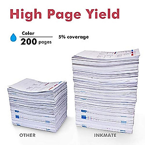 INKMATE Remanufactured Ink Cartridge Replacement for HP 67XL 3YM55AN 2 Pack Tri-Color Ink Cartridge for Envy 6052 Envy Pro 6452 Deskjet 2732 DeskJet Plus 4152