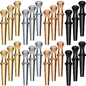 48 Pcs Metal Cribbage Pegs Cribbage Board Pegs Metal Nails Fit 1/8 Holes Toy Game Accessories with Drawstring Storage Pouch for Cribbage Traditional Board Game, 4 Colors