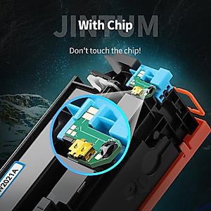 414A Toner Cartridge (with CHIP) Replacement for HP 414A 414X W2020A W2021A W2022A W2023A for HP Color Pro MFP M479FDW M454DW M479FDN M454DN M479DW M480F Printers (Black Cyan Magenta Yellow, 4-Pack)