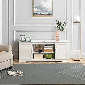 Zinus Bennett TV Stand, White