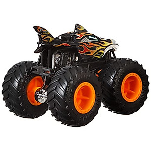 Hot Wheels Monster Trucks Creature 3-Pack, 1:64 Scale Toy Trucks: Shark Wreak, Piran-Ahh & Mega-Wrex