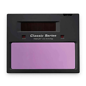 Miller 287810 Classic Series Auto Darkening Welding Helmet with ClearLight Lens, Metalworks