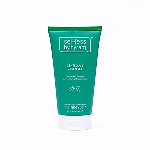 Selfless by Hyram Centella & Green Tea Hydrating Gel Cleanser. Gentle, Hydrating Daily face Cleanser with Antioxidants that Removes Makeup. For All Skin Types (5 fl oz)