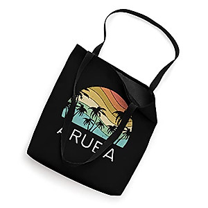 Aruba Island Beach Retro Vintage Vacation Souvenir Flag Tote Bag