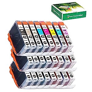 NEXTPAGE CLI42 Ink Cartridges Replacement for Canon CLI 42 CLI-42 Ink Cartridges for Pixma Pro100 Printer(3 Black, 3 Cyan, 3 Grey, 3 Light Grey, 3 Magenta, 3 Yellow, 3 Photo Cyan, 3 Photo Magenta)
