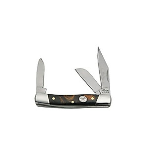 Rite Edge Pearl Stockman Knife, Black
