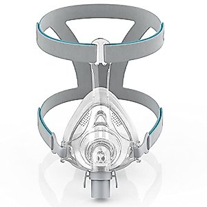 CPAP Masks Full Face - Reusable CPAP Supplies - Suitable for CPAP Machine - Replacement Set for F20 - Includes Headgear, Frame, Elbows and Nasal Cushion - Medium