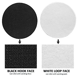 Kyuionty 5 Pack 4 Inch Hook and Loop Soft Sponge Cushion Buffer Pad, Foam Sponge Buffer Backing Pad Soft Density Interface Pad for Polishing and Buffing