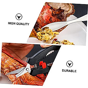 Seafood Tools 1 Set 4pcs Crab Eating Tool Pecan Cookies Seafood Tools Shellfish Lobster Crab Leg Crackers Seafood Opener Shellfish Tools Crab Opening Scissor Crab Picks Open Cut