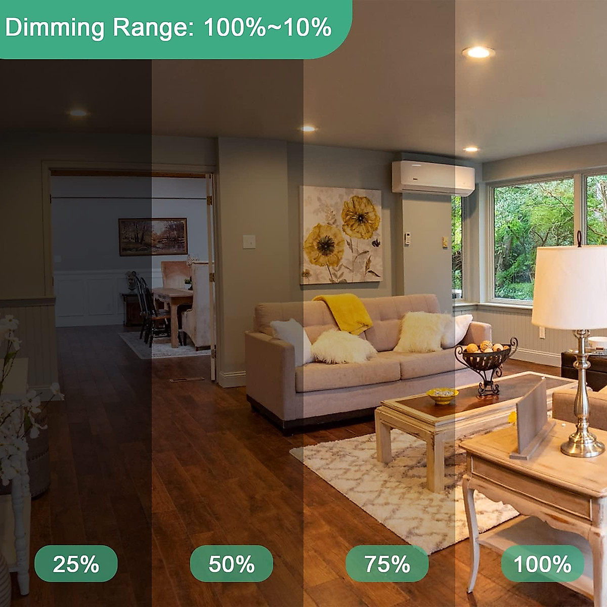 GODONLIF GU10 Halogen Bulb 120V 50W Halogen Light Bulbs for Candle Warmer Lamp, GU10+C, MR16 with Glass Cover, 2700K Warm White, Dimmable, Pack of 6