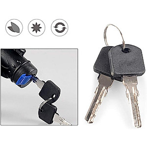 Bicycle Locks Heavy Duty Anti Theft Bike Lock High Security Level Bicycle Lock Bike Chain Lock Anti-Theft Bicycle Chain Lock with Key for E-Bike Mountain Bike Outdoor Ski Gate Accessories