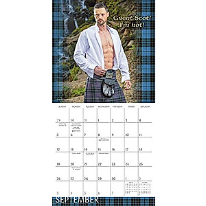 2021 Kilty Pleasures 16-Month Wall Calendar