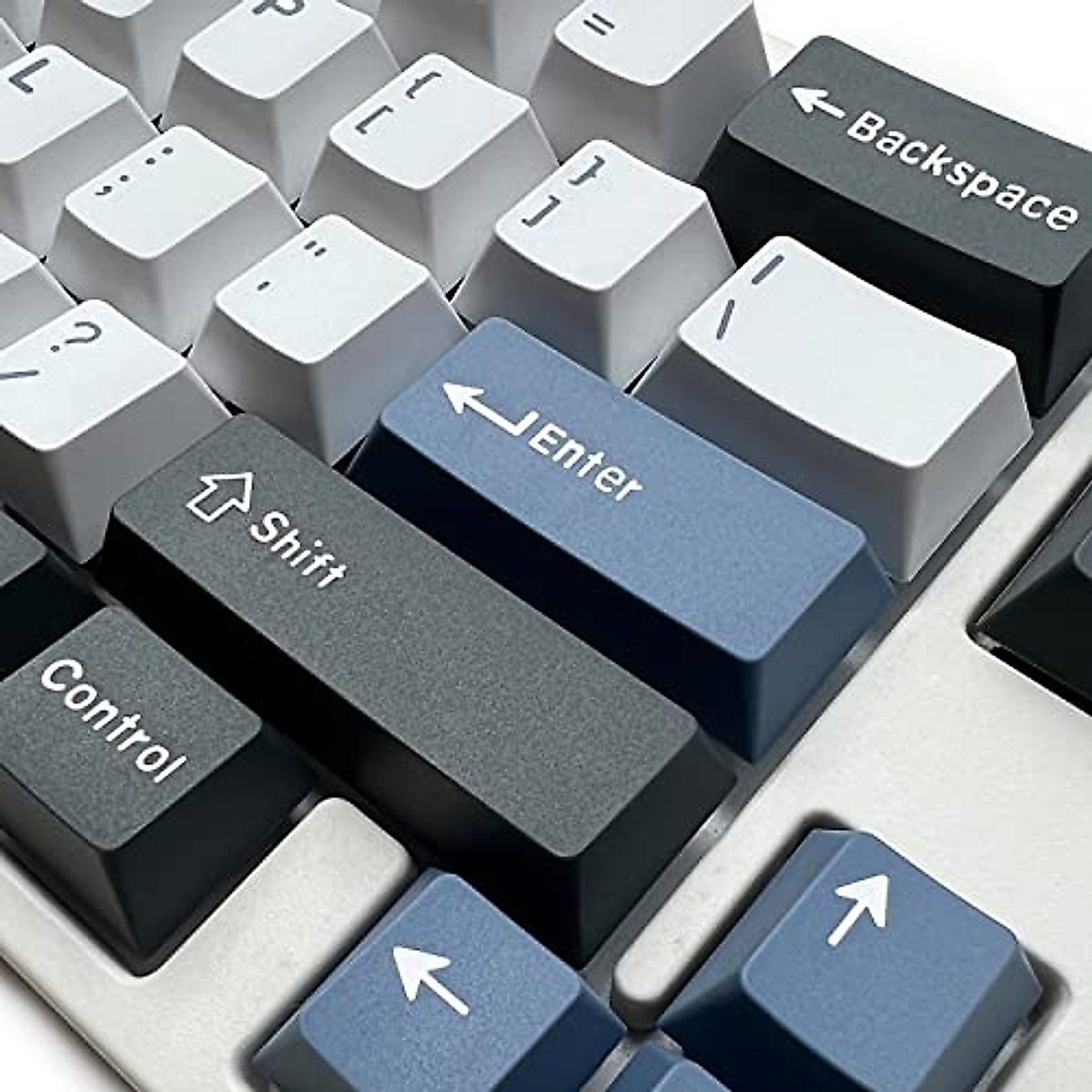 XDK Custom Keycaps 173 Keys Double Shot PBT Keycap Set Cherry Profile for Cherry Gateron MX Switches ISO ANSI Layout Mechanical Keyboard (Arctic Circle)