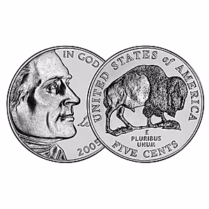 1938 - to Present - Whitman Jefferson Nickel 3 Book Set with 2004 and 2005 P, D Nickels 8 Coin Set Nickel Seller Uncirculated