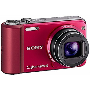 Sony Cyber-Shot DSC-H70 16.1 MP Digital Still Camera with 10x Wide-Angle Optical Zoom G Lens and 3.0-inch LCD (Red)