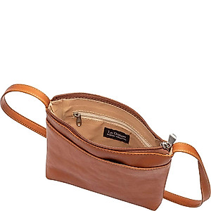 Le Donne Leather Telluride Crossbody - Colombian Cowhide Leather Women’s Bag (Cafe)