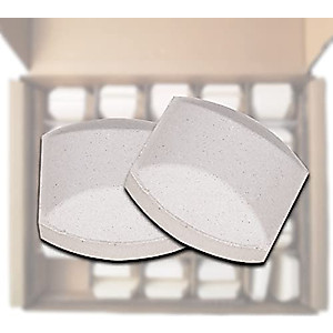 GasSaf Gas Grill Ceramic briquettes Replacement for 06000Y, NEXGRILL, Select Turbo Gas Grill Models (50 PCS)