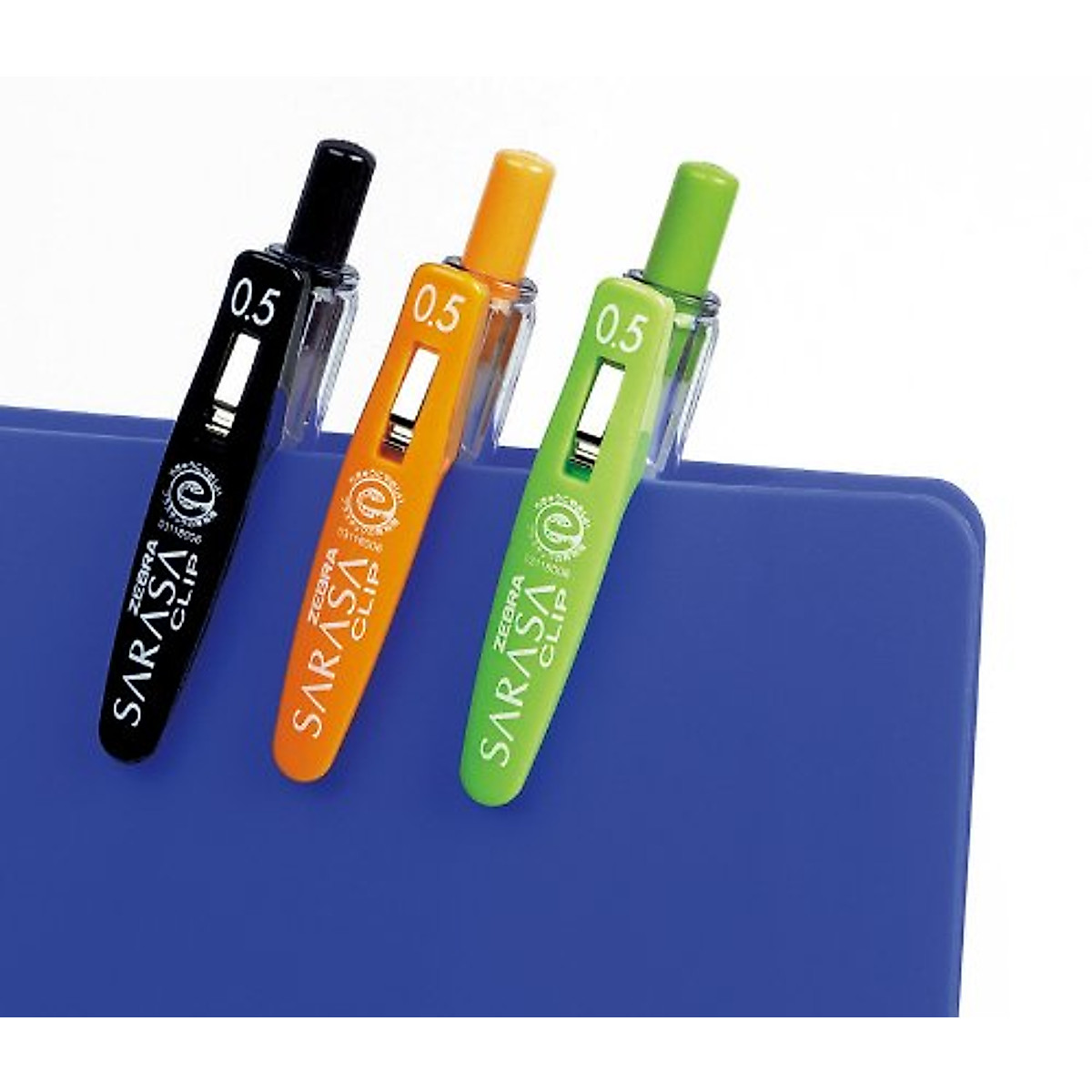 Zebra Sarasa Push Clip Gel Ink Pen - 0.3 mm - 10 Color Set