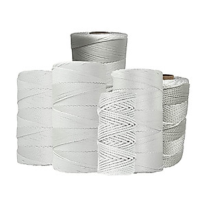 SGT KNOTS #6 Twisted Seine Twine - 100% Nylon Fiber, Utility Line for Crafting, Camping, Marine and More (3970ft)