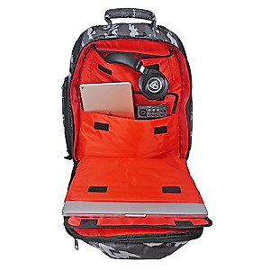 RockvilIe DJ Mixer Case Travel Camo Backpack Bag Fits 19"w x 20"h x 13"d