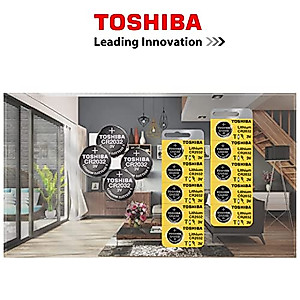 TOSHIBA CR2032 3 Volt Lithium Coin Battery (20 Batteries)