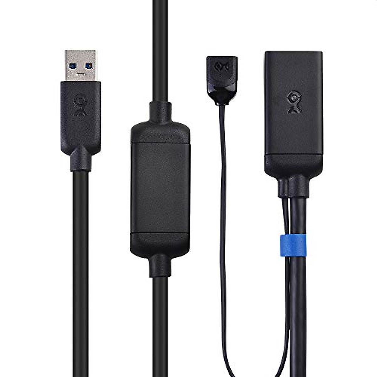 Cable Matters Active USB Extension Cable 32.8 ft / 10m (USB 3.0 Extension Cable Male to Female) Gender Changer with Signal Booster for Oculus Rift S, HTC Vive, Valve Index, Webcam and More