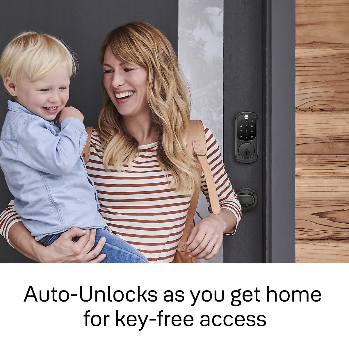 Yale Assure Lock Touchscreen, Wi-Fi Smart Lock - Works with the Yale Access App, Amazon Alexa, Google Assistant, HomeKit, Phillips Hue and Samsung SmartThings, Black Suede